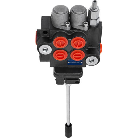 Mophorn 2 Spool Hydraulic Joystick Control Valve, 11 GPM Double Acting ...