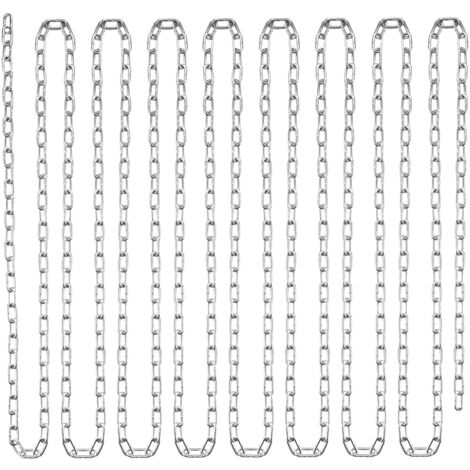 Mophorn Proof Coil Chain, 1/8" x 100', 330 lbs Safe Working Load, Zinc ...