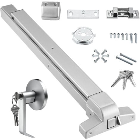 Mophorn Push Bar Door Locks, Carbon Steel Panic Bars for Exit Doors ...