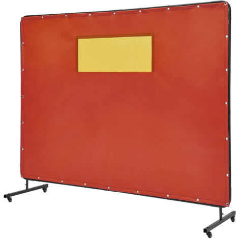 Mophorn Welding Screen with Frame, 6' x 8' Welding Curtain Screens ...
