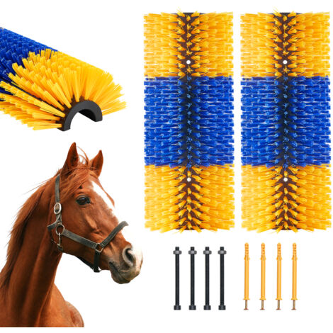 Mophorn Livestock Scratching Brush 2 Pcs 20 x 7.5 in Horse Cow ...