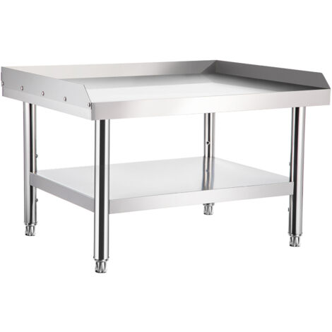 Mophorn 48 x 30 x 24 Inch Stainless Steel Grill Stand, Adjustable ...