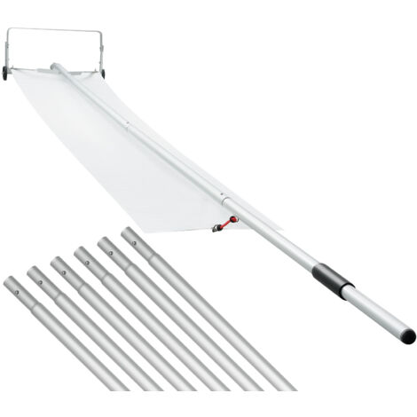 Mophorn Snow Roof Rake, 30ft Reach Aluminium Roof Shovel with Slide ...