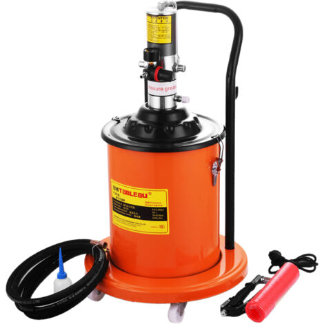Mophorn Portable 20L Grease Pump Set Electric 5 Gallon Air Operated ...