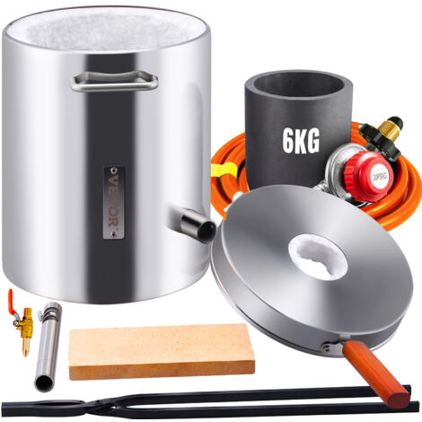 Mophorn Propane Melting Furnace Kit, 6KG Large Capacity Foundry Home ...