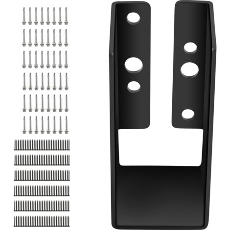 Mophorn Concealed Joist Hanger, 2""x4"" Outdoor Accent Concealed-Flange ...