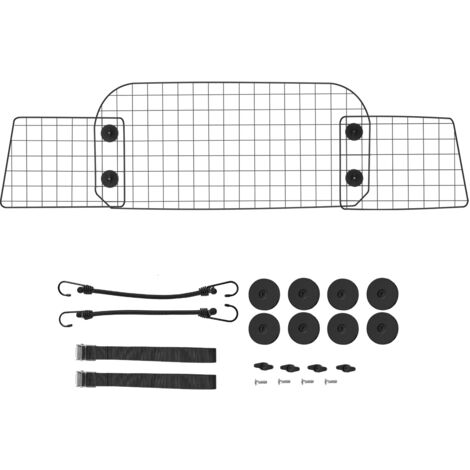 Mophorn 38"-66.3" Adjustable Dog Car Barrier, Universal-Fit Heavy-Duty ...