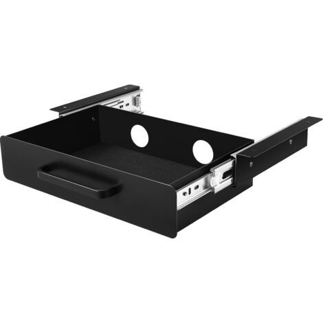 Mophorn 13" Wide Under Desk Drawer - Slide Out, Under Desk Mounted Pull ...