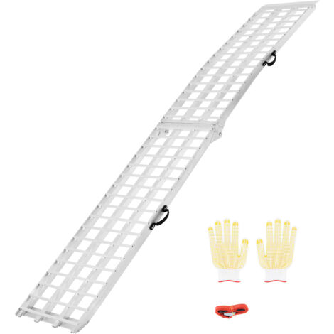 Mophorn Aluminum Ramps, 1000 lbs Capacity, 1 Pc Heavy-duty Ramps with ...