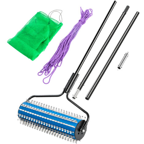 Mophorn 12' Roller Weed Rake, Lake Weed Cutter for Pond & Beach ...