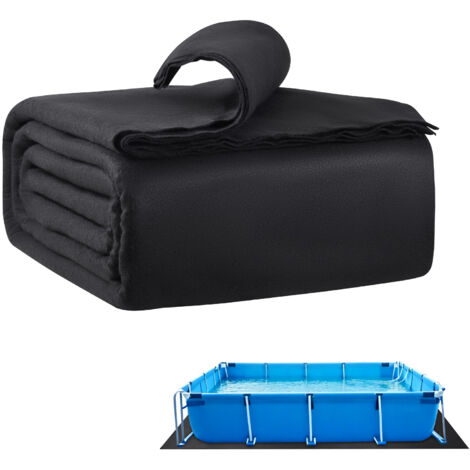 Mophorn Rectangle Pool Liner Pad, 16 x 32 ft Protective Mat for Above ...