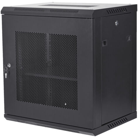 Mophorn 12U Wall Mount Network Server Cabinet, 15.5'' Deep, Server Rack Cabinet Enclosure, 200 ...