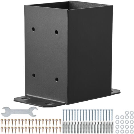 Mophorn 101.6x101.6mm Post Base 4 Pcs, Inner Size 91x91 Post Base ...