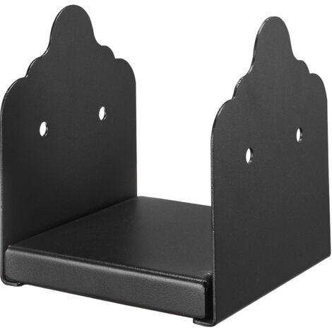Mophorn 6x6 Post Base Set, 2 Pieces, Inner Dimensions 5.9x5.55 inches ...