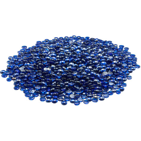 Mophorn Fire Glass, 20LBS / 9KG Heat-Resistant Fireplace Stones, 3/4 ...