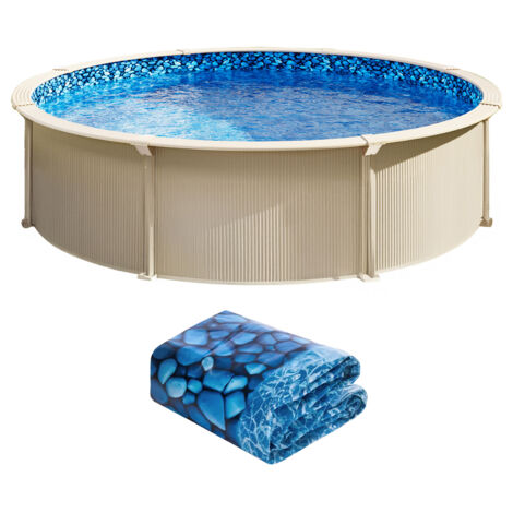 Mophorn 21-ft Round Above Ground Pool Liner, Overlap Type, Standard ...
