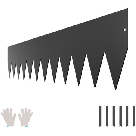 Mophorn Steel Landscape Edging, 4 Pieces 40 x 8 in, Rust-Resistant ...