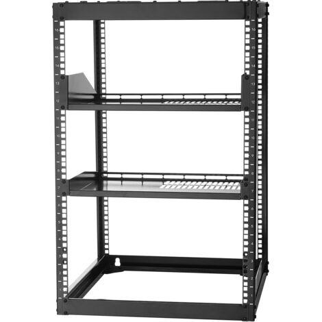 Mophorn 16U Open Frame Network Rack, 23-Inch Depth, Wall-Mountable or ...