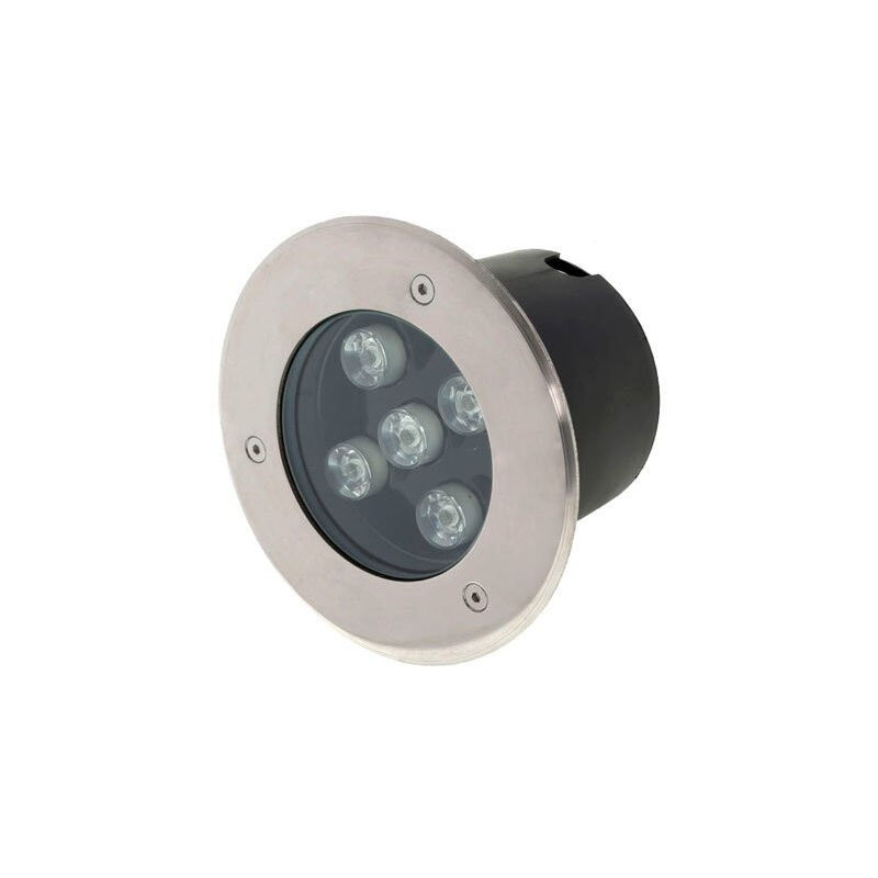 LED Spot Recesado 5W 400lm Ø120mm 18° impermeable IP65 - blanco ...