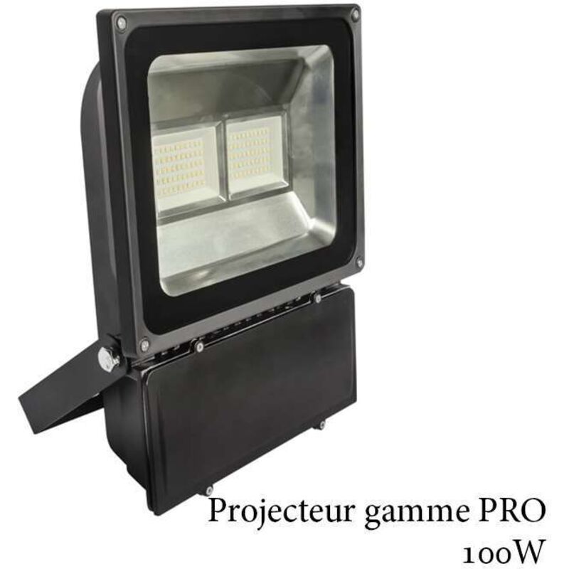 Proyector LED 100W PRO luz 900W BOND Negro Negro - Blanc Froid (6000K)