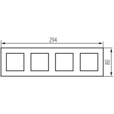 Frame 4 BIURO White Slots