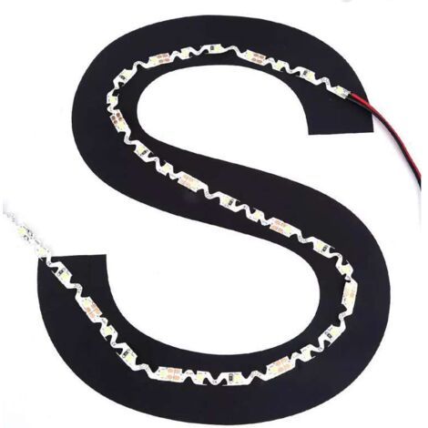 Tira LED Plegable "S" DC24V 60 LED SMD2835 14W/m 10m - Blanco Día 6000K