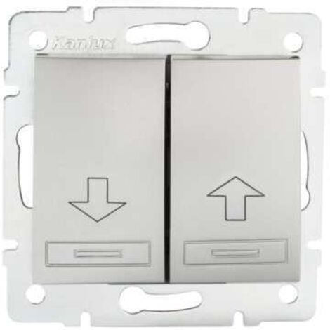 Interruptor ciego DOMO plateado