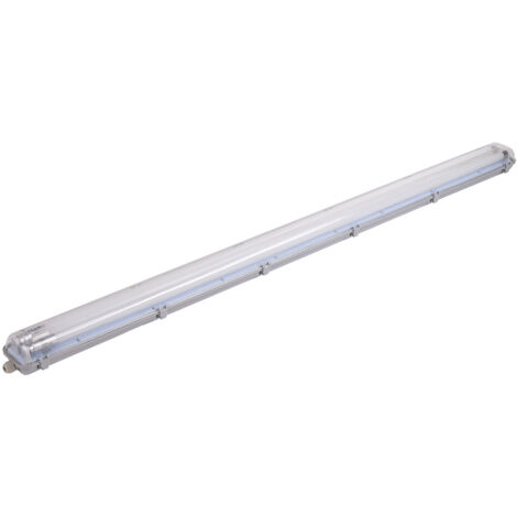 Caja con tubos LED dobles T8 G13 2x22W 4000lm (2x58W) 1500mm IP65 ...