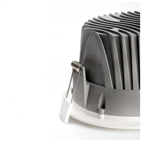 Recesado LED Spot 40W 4000lm 85° Ø215mm IP43 IK07 - Perforación 4000K ...