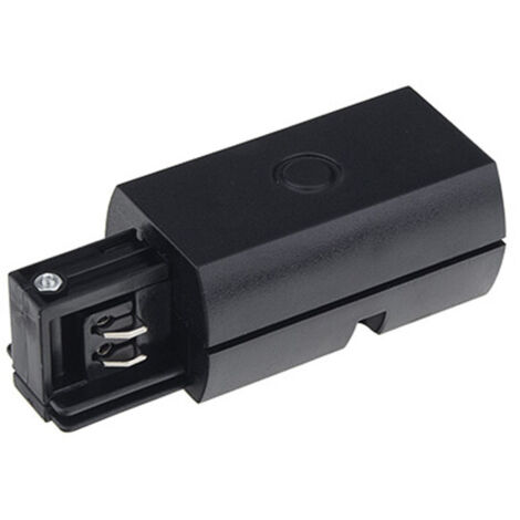 LED Rail Power Connector Black - 4 Wires Triphase