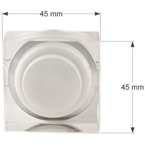 LED Spot 1W Crystal Square - Azul