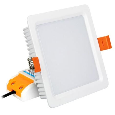 LED Spot 9W 720lm 120° 120mmx120mm White Square - RGB+CCT 064