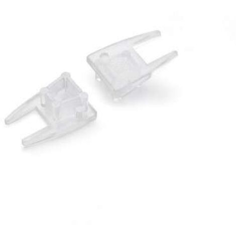 Conjunto de 2 Acabados para Perfil LED de vidrio