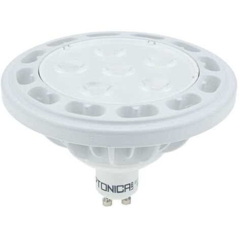 Lámpara LED AR111 GU10 220V 12W 960lm - Luz blanca caliente 2700K