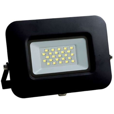 Luz LED 10W (60W) Línea Premium Negro IP65 850lm - Blanco caliente 2800K