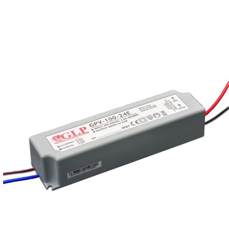 LED DC24V 100W 4.2A impermeable IP67 GLP
