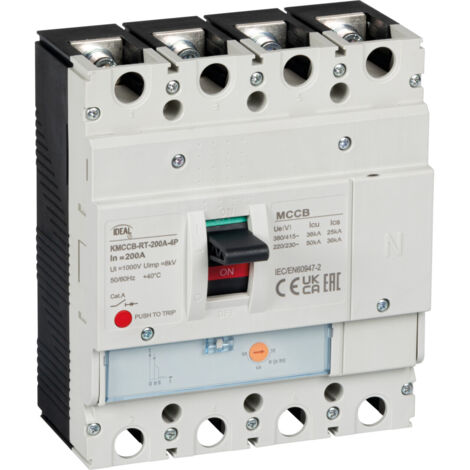 Interruptor de circuito moldeado MCCB – 200A – 4P – Seguridad y rendimiento