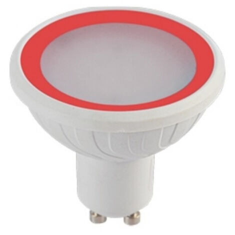 Bombilla LED GU10 MR20 4W Dimmable AC230V 60LM - Rojo