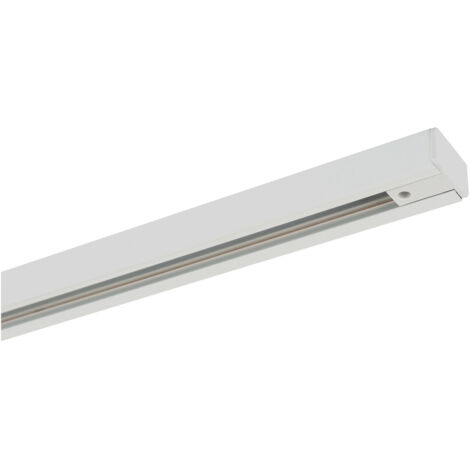 Riel electrificado 1m Blanco - Aluminio - IP20 - Strühm - Easy Montaje