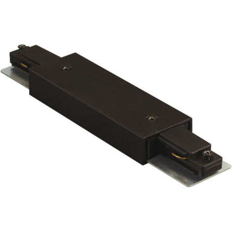 Conector de riel negro PS230V I - Aluminio - 220-240V - IP20 - 19x174x36mm