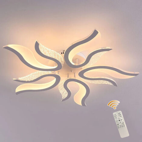 Ganeed Modern LED Ceiling Light, 50W Flush Mount Ceiling Chandeliers ...