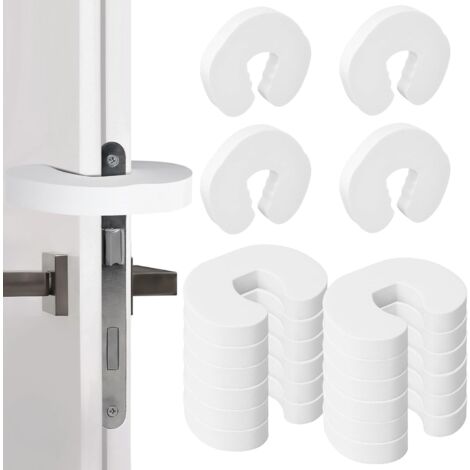 16 Pièces Cale Anti Pince Doigt pour Fenetre Sécurité, Porte Securite ...