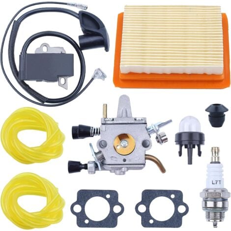 LinDuxe Kit de bobine d'allumage de carburateur pour débroussailleuse Stihl FS120R FS200R FS250R ...