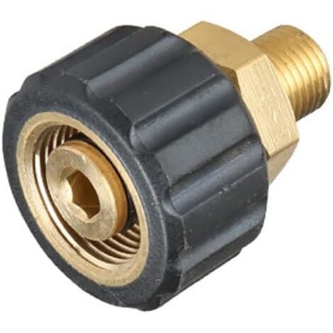 Adaptateur pour Nettoyeur Haute Pression M22 vers M22 / 1/4" Quick Connect pour Pistolet ...