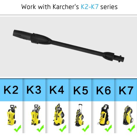 Lance Rotatif pour Karcher K2 K3 K4 K5 K6 K7 Nettoyeurs Haute Pression, Pistolet de Nettoyeur ...