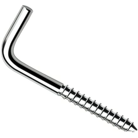 30mm L Hook Screws Right Angle Screws (Pack of 100) 90 Degree Angle ...