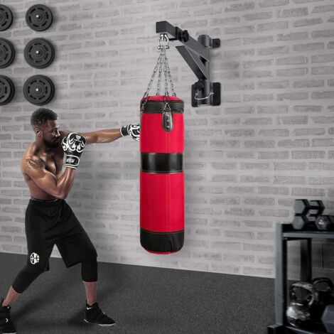 Support mural pour sac de boxe, sac de boxe rotatif pour la maison, la ...
