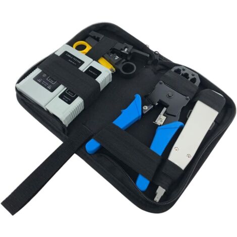 Kit d'outils réseau, testeur de câbles, entretien informatique ...