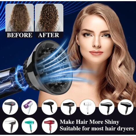 Diffuseur Seche Cheveux Universel,Diffuseur Cheveux Bouclés,Seche ...