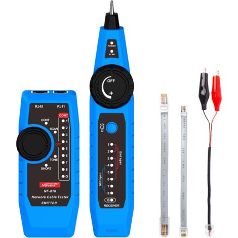 Testeur de réseau multifonction NF-810, traqueur de fil réseau Ethernet ...